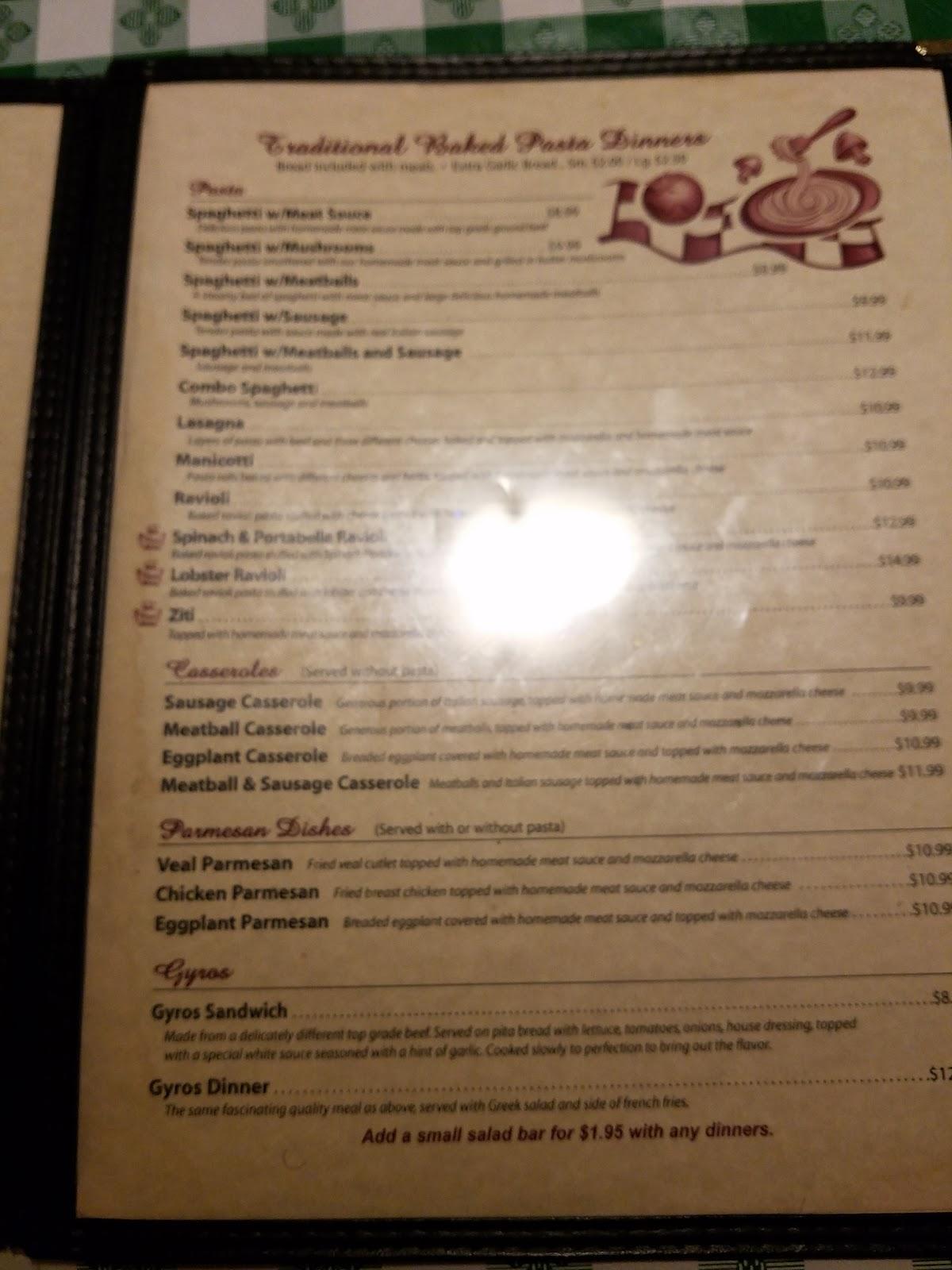 Menu at Georgio's II Famous Pizza pizzeria, Sumter, 344 Pinewood Rd
