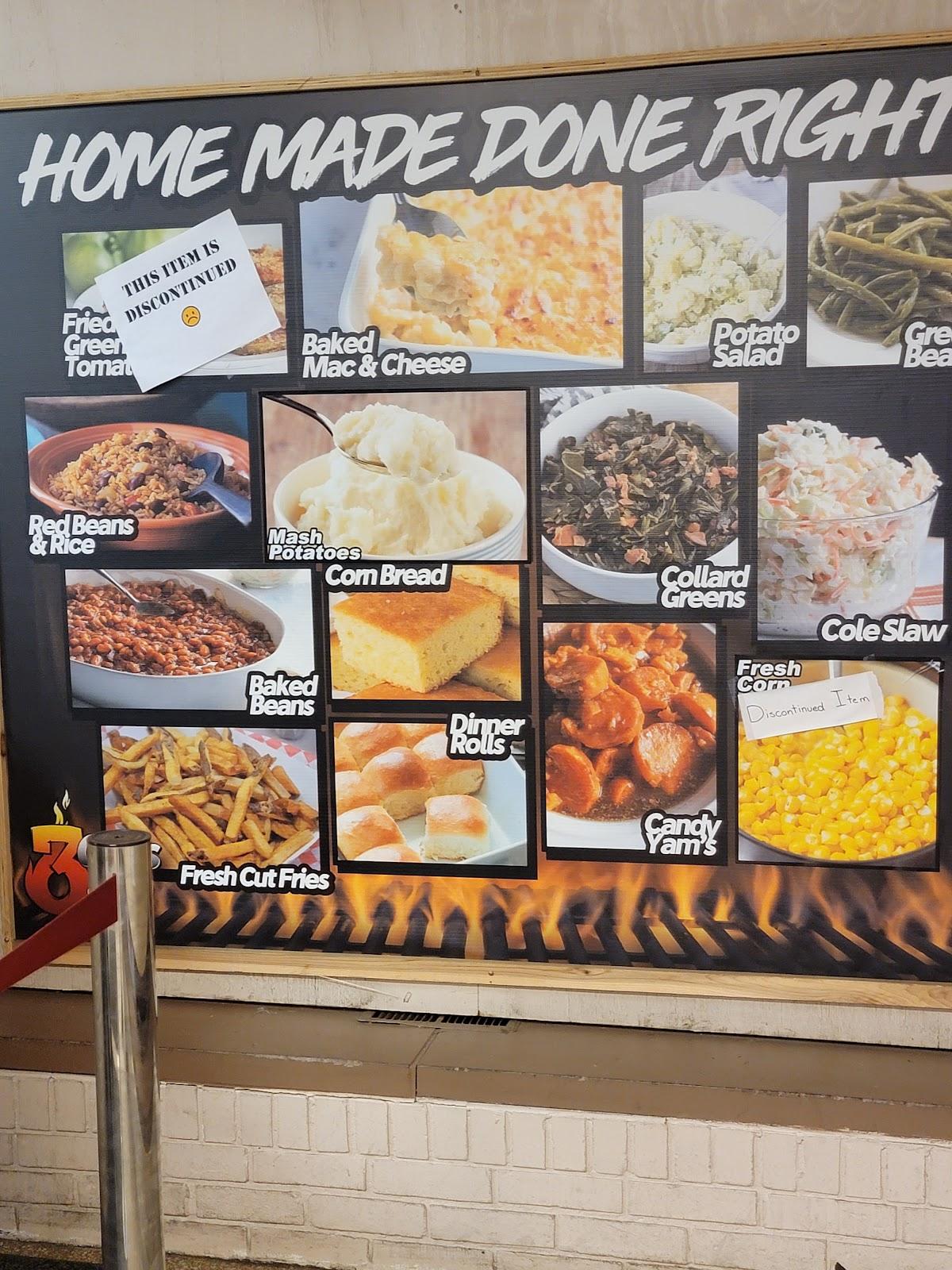 Menu at 3 GUYS BBQ & Broasted BBQ'd CHICKEN, Dayton