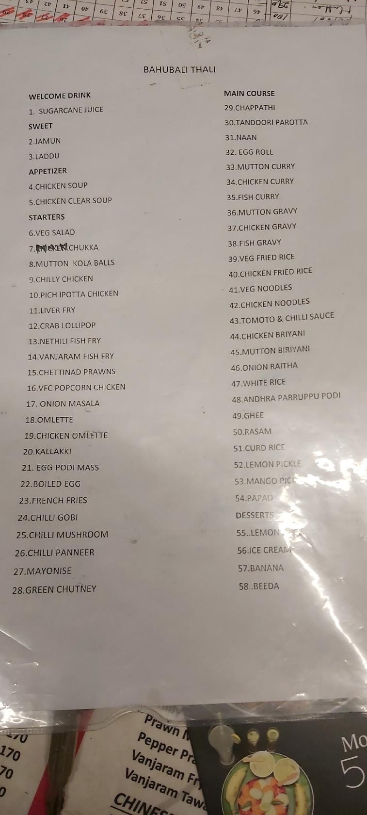 Menu at FISH & FRY, Coimbatore, 5/25-A