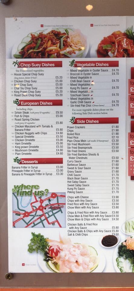 Menu at China Town Chinese Takeaway fast food, Elgin
