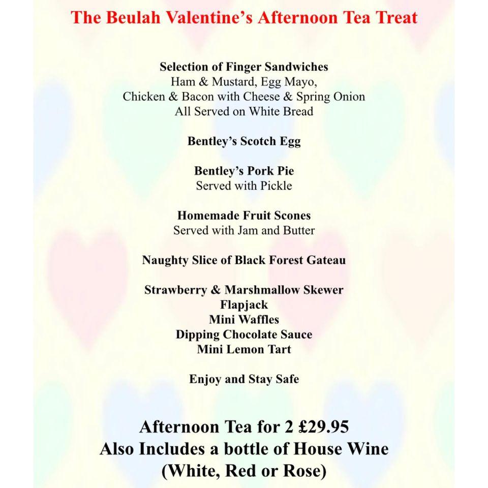 Menu at The Beulah Bistro Ltd pub & bar, Leeds
