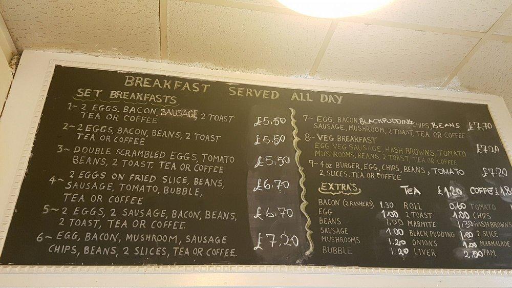 Menu at Poppins Cafe, London, 4 Poppin's Ct