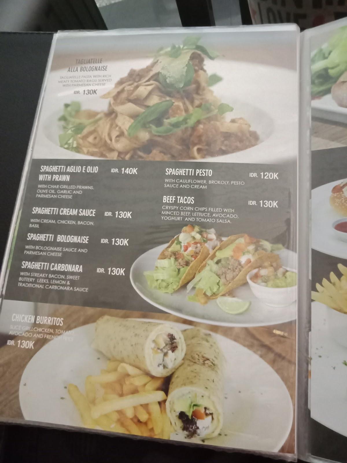 Carta de Prada Bintang Bar, South Kuta, +WGV