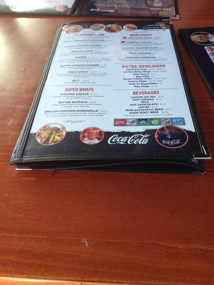 Menu at Don Cherry's Sports Grill pub & bar, Port Colborne