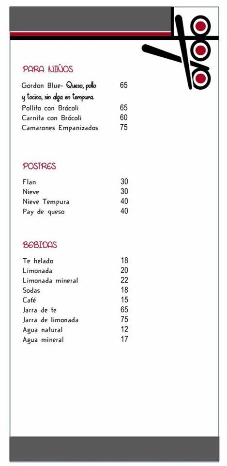 Menu at Sakura Roll restaurant, Nogales, Int 21&22 Plaza Mistica, Av ...