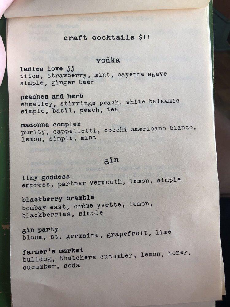 Menu at The Second Line pub & bar, Memphis