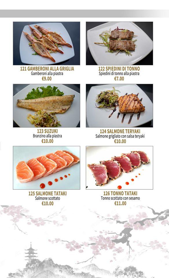 Menu at Sakura....Japanese Restaurant, Imola