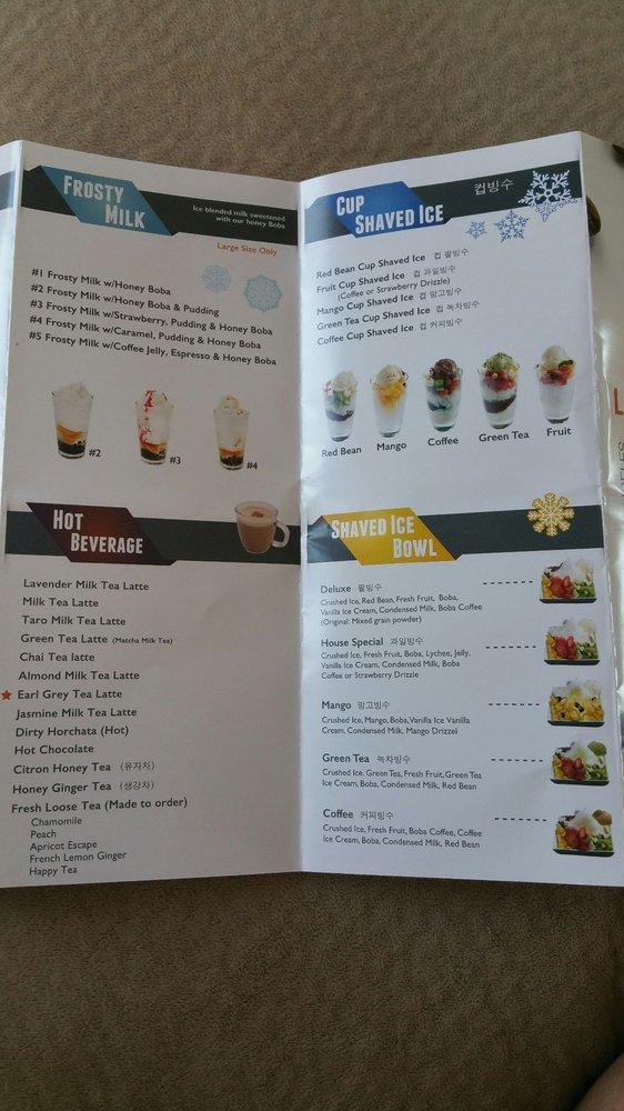 Menu at It's Boba Time pub & bar, Bakersfield, Stockdale Hwy Ste 200
