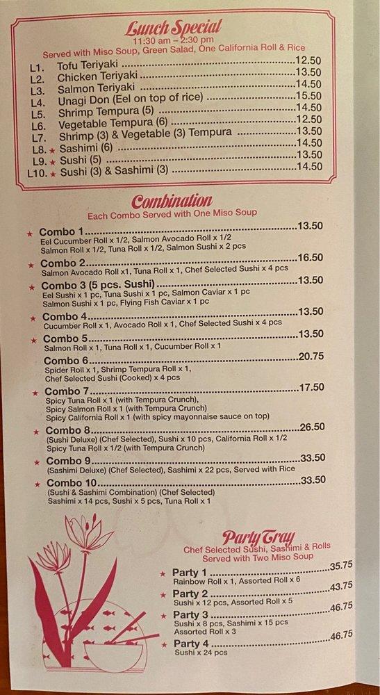 Menu at Akida restaurant, Richmond, 606 N Sheppard St