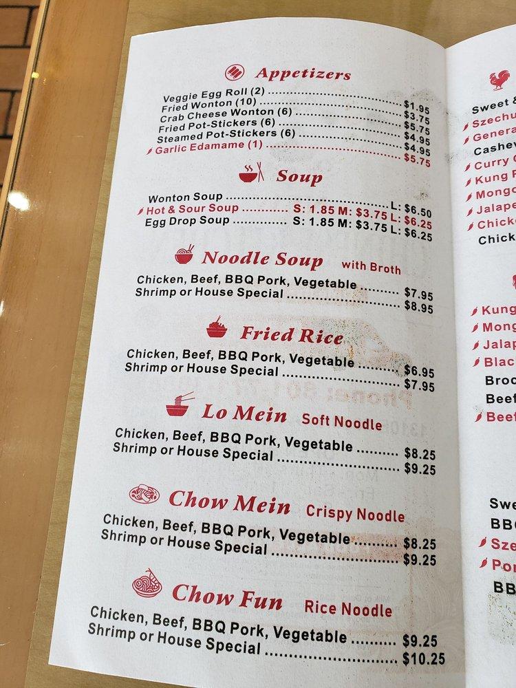 Menu at Chinese Kitchen restaurant, Layton, E 3000 N a4