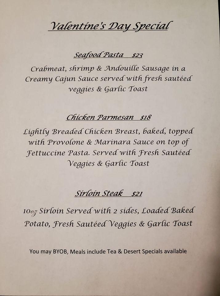 Menu at Junction Cafe, Bertram