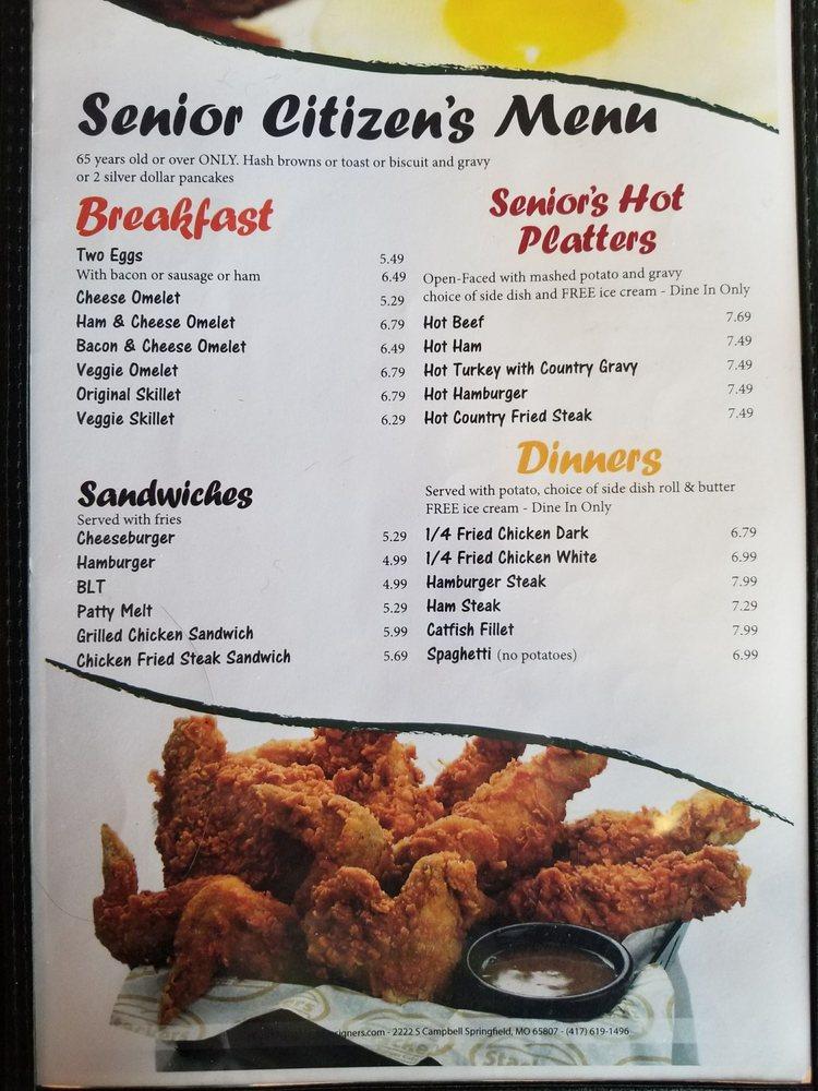 Menu at Carthage Family Restaurant, Carthage