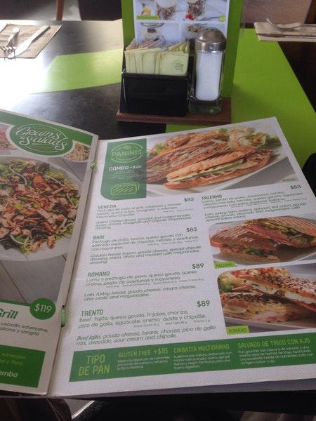 Menu at Super Salads Reforma restaurant, Nuevo Laredo, Paseo de la ...