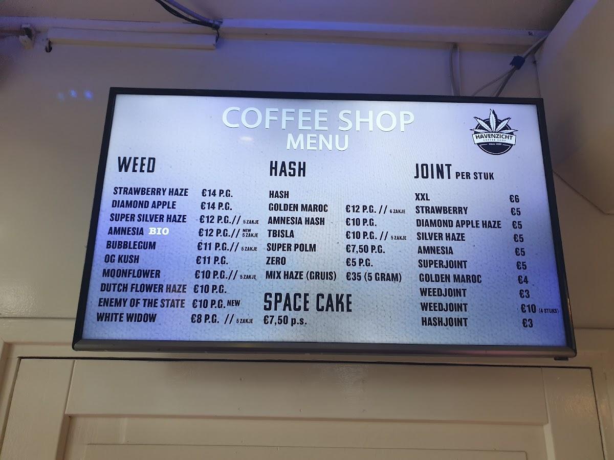 Menu at Harbor View Cafe, Gorinchem