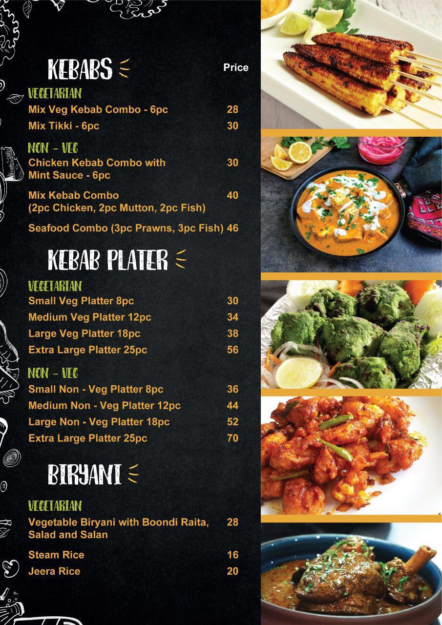 Menu at Burnout Cafe & restaurant, Dubai