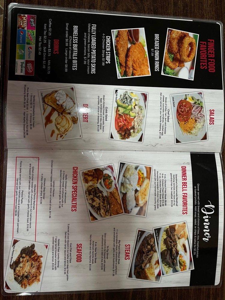 Menu at McCoy's Coffee Shop Selma cafe, Selma, E Floral Ave
