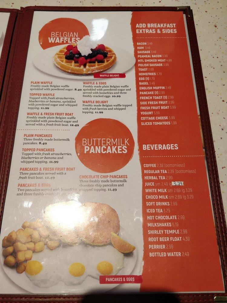 Menu at Angel's Diner Orangeville restaurant, Orangeville