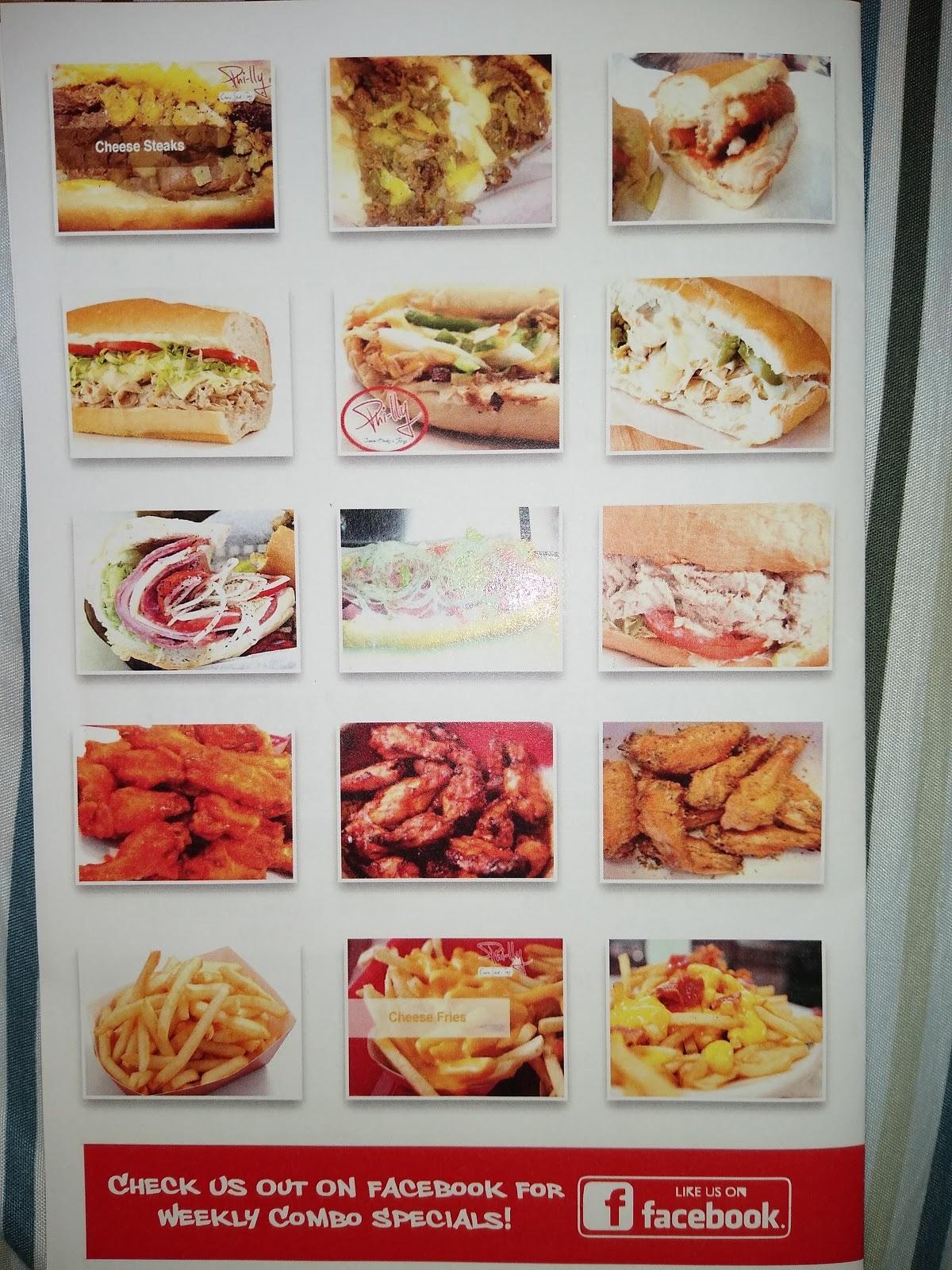 Menu at Philly Cheese Steak restaurant, Danville