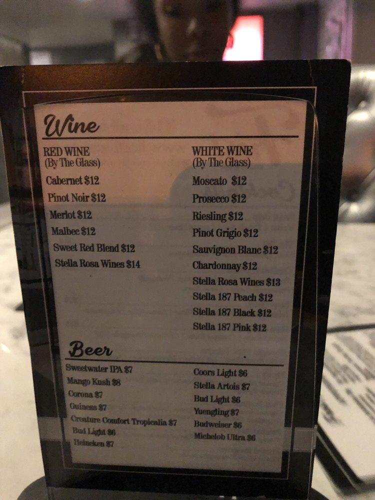 Menu at Frost Bistro pub & bar, Atlanta, 281 Peters St SW