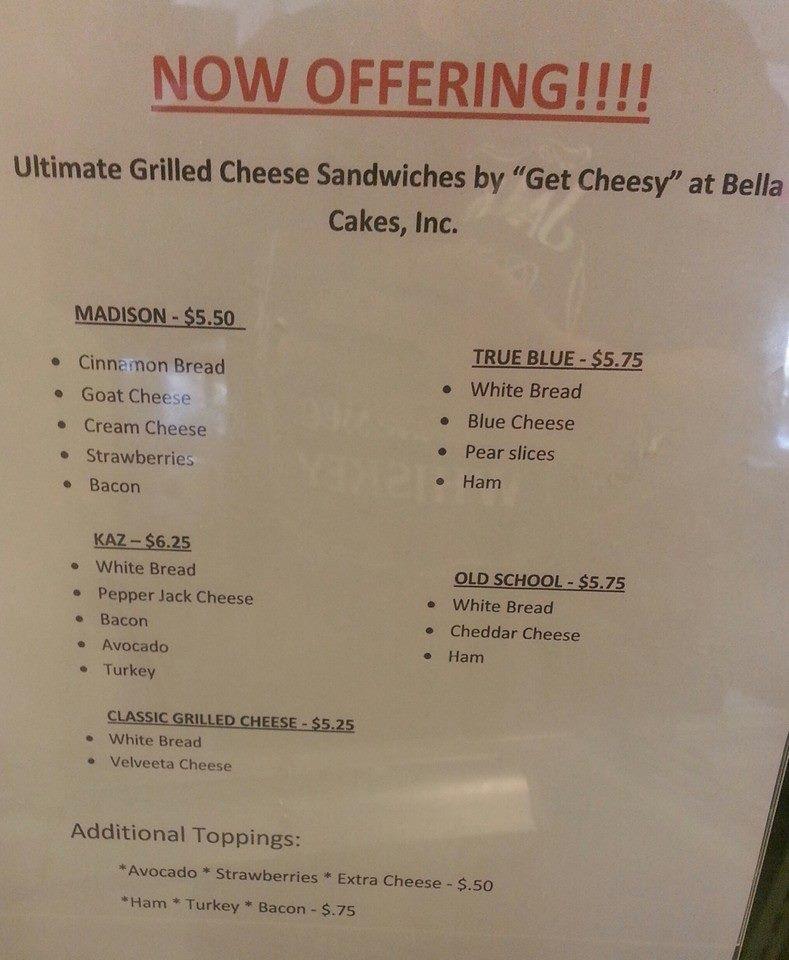 Menu at Get Cheesy restaurant, Newport News