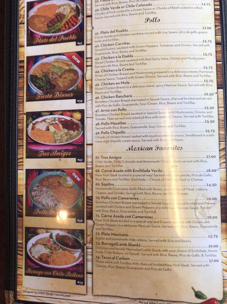 Menu at Playa Mazatlan Restaurant, Portland, NW Cornell Rd