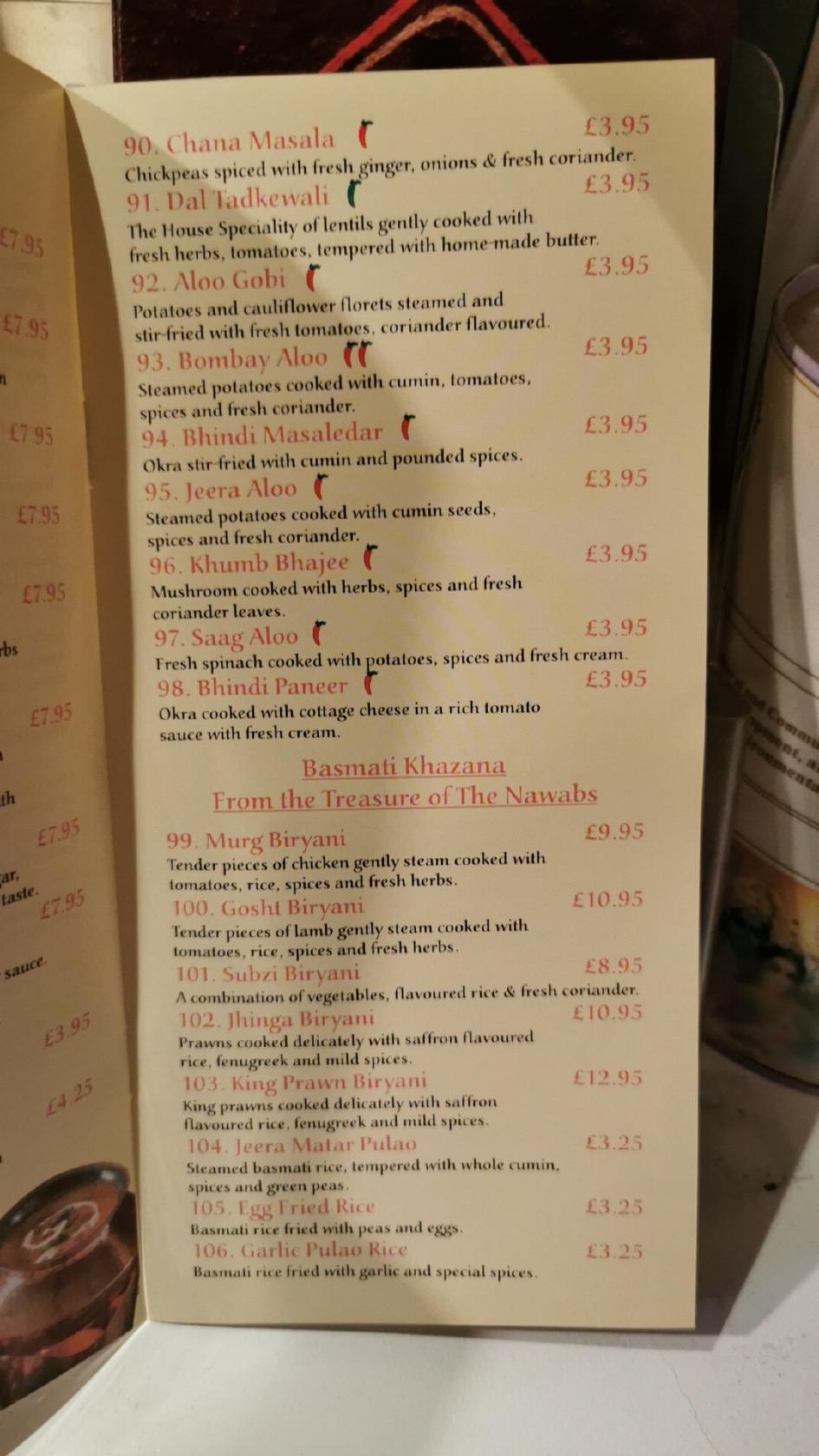 Menu at Crediton Tandoori Restaurant & Take Away, Crediton