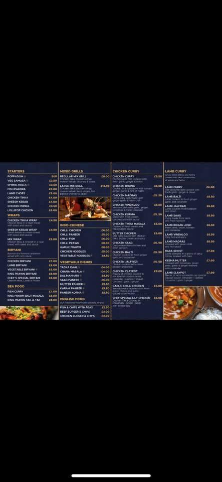 Menu at The Bugle Horn pub & bar, Birmingham