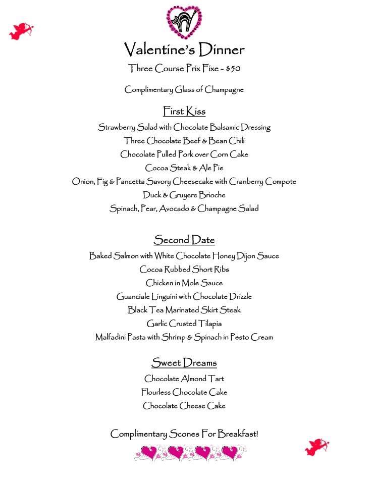 Menu at Chat Noir restaurant, Rockville Centre