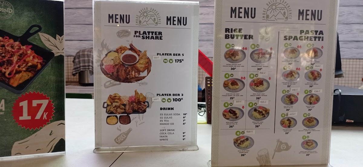 Menu at Grind Smoke By Haup Burger restaurant, Malang