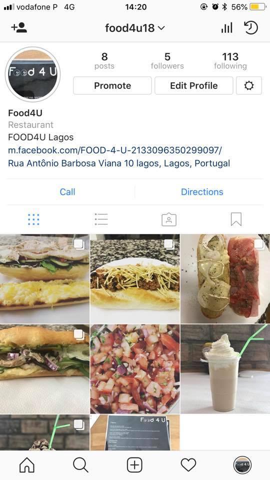 Menu at FOOD 4 U restaurant, Lagos