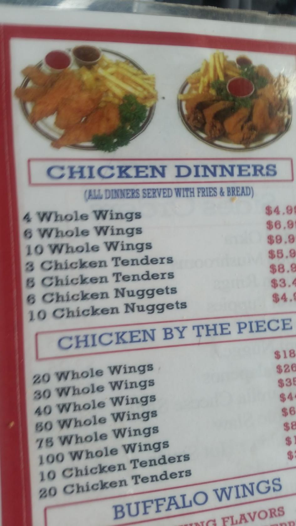 Menu at JJ Fish & Chicken restaurant, Lancaster, W Pleasant Run Rd #220