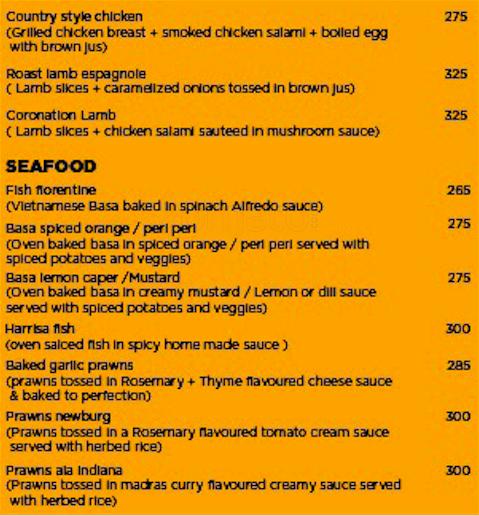 Menu at Meal BBox Cafe, Mumbai, Near Trade Centre