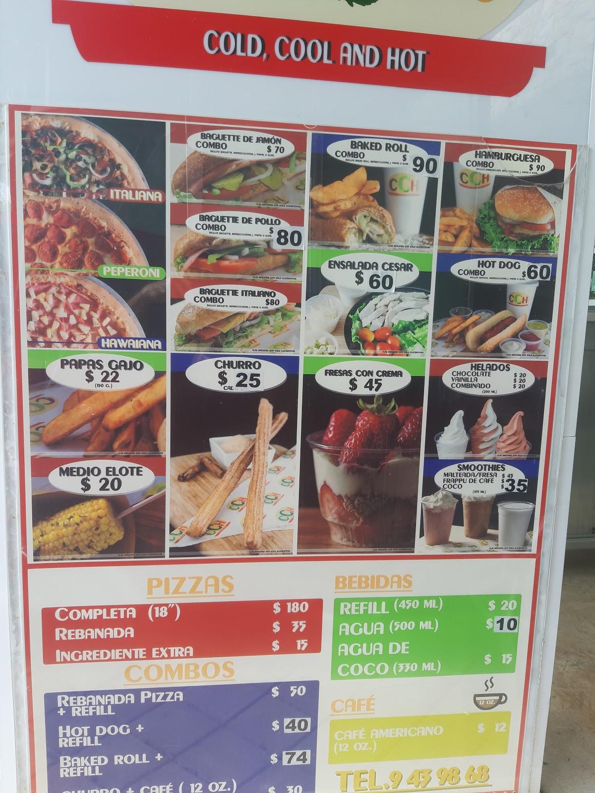 Menu at Cold, Cool And Hot restaurant, Merida