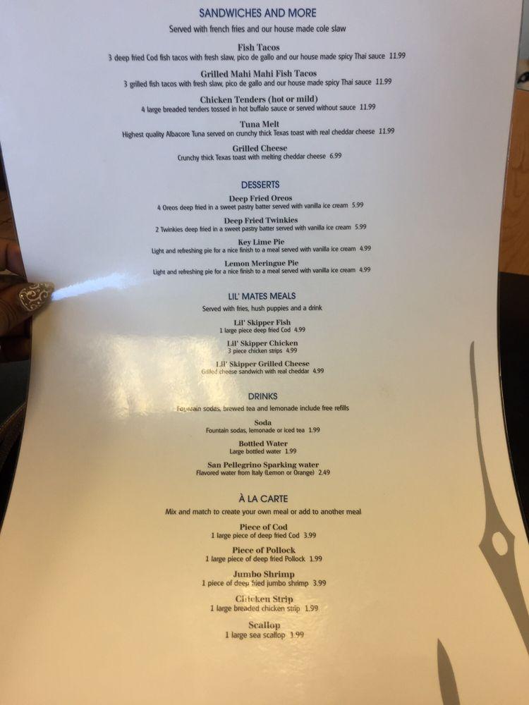 Menu at Off The Hook Seafood restaurant, Las Vegas, S Buffalo Dr #105