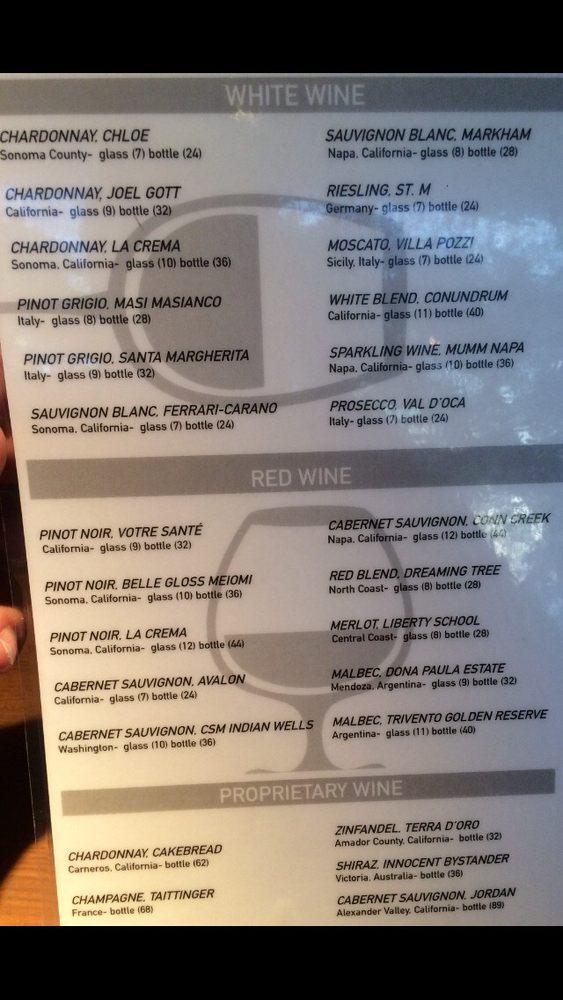 Menu at Capital City Grill restaurant, Baton Rouge, 100 Lafayette St