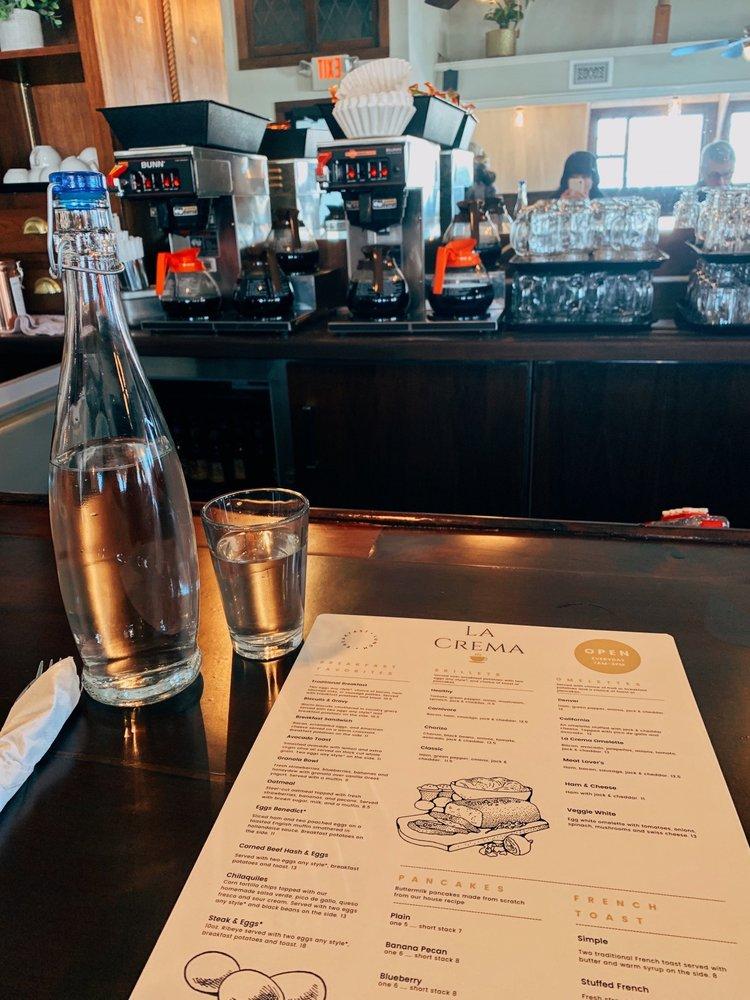 Menu at La Crema restaurant, Cudahy