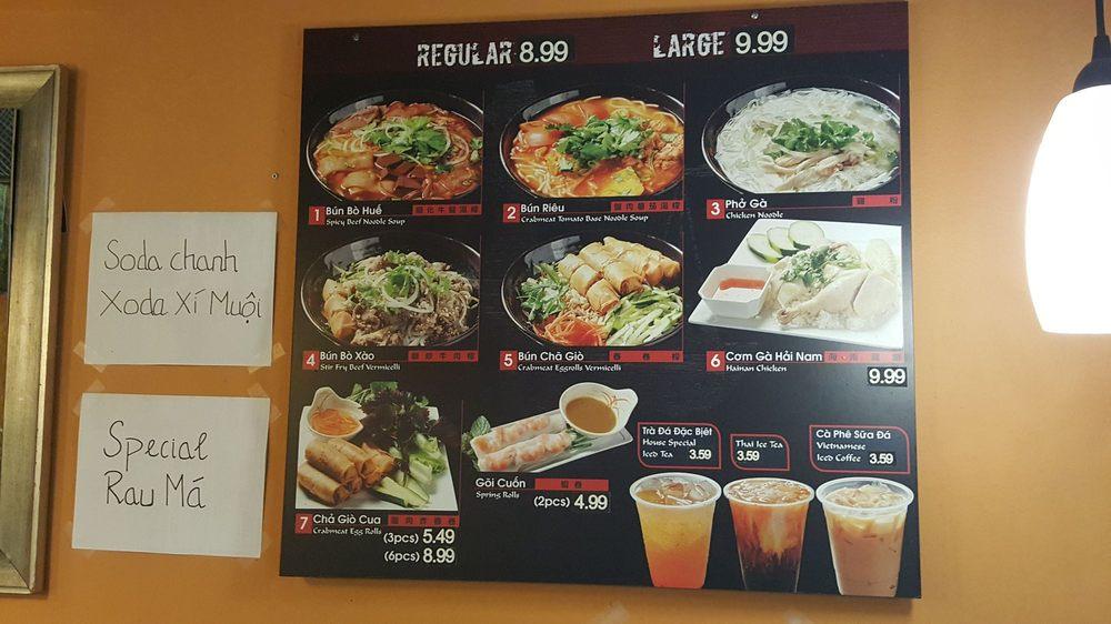 Menu at Quan Ngon Nha Trang Restaurant, San Gabriel, 311 E Valley Blvd ...