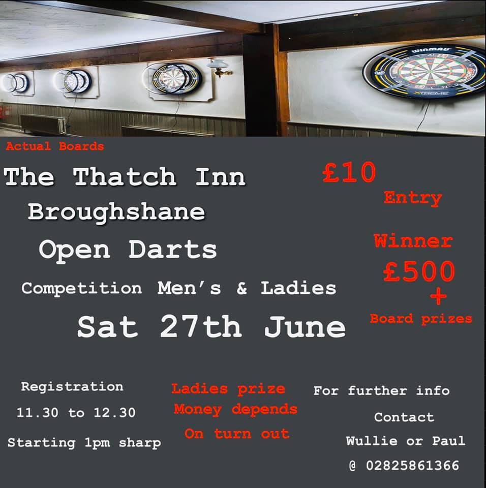 Menu at The Thatch Inn pub & bar, Ballymena