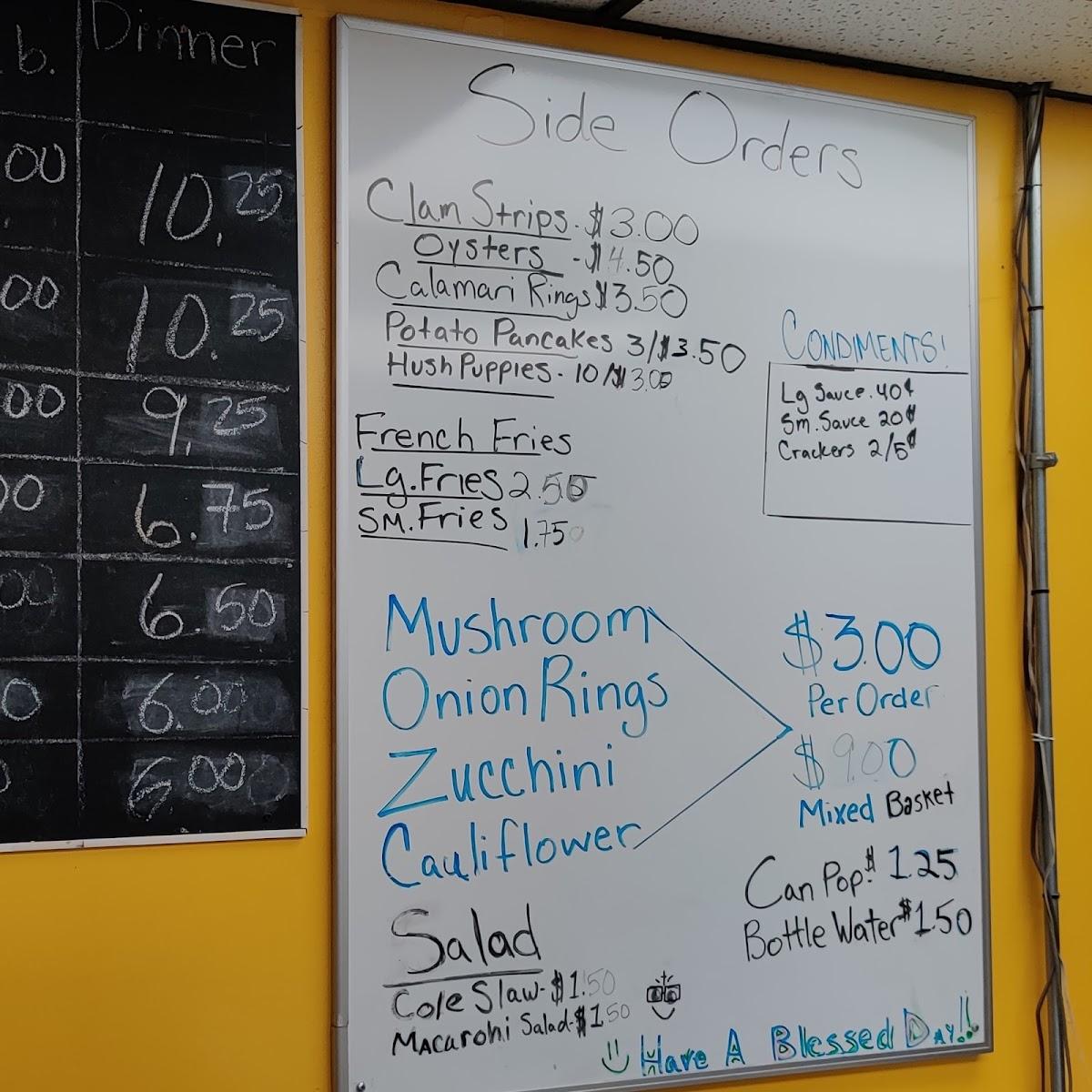 Menu at Frank's Chicago Shrimp House restaurant, Burbank, W 79th St