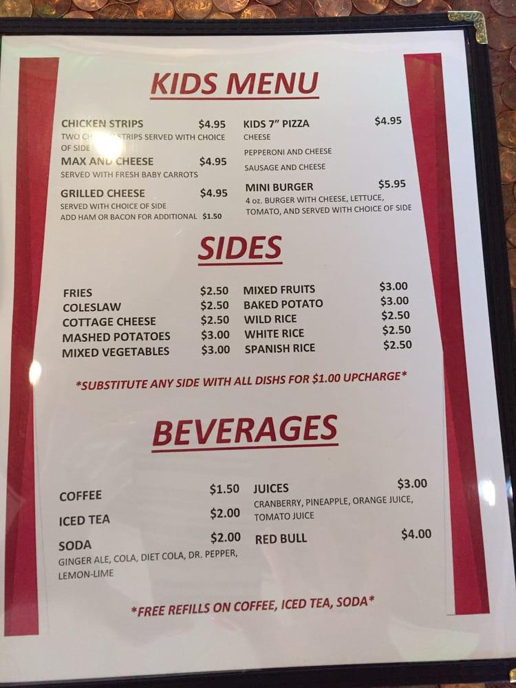 Menu at My Place Bar & Grill, McHenry