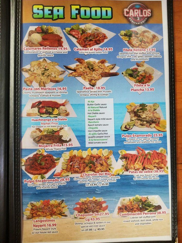 Menu at Chilo's Mexican Grill pub & bar, Crystal Lake