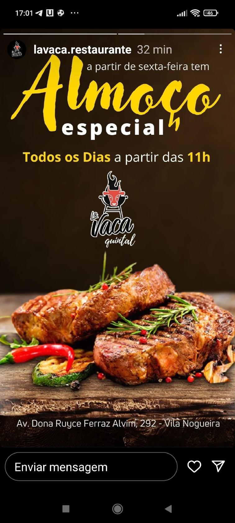 Lá Vaca Quintal restaurant, Diadema - Restaurant reviews