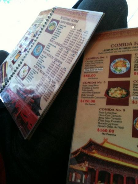 Carta del restaurante Long River, Culiacán Rosales, Calle ...