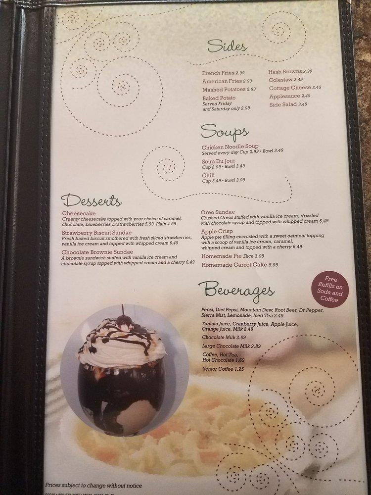 Menu at Linwood Corners Cafe, Linwood