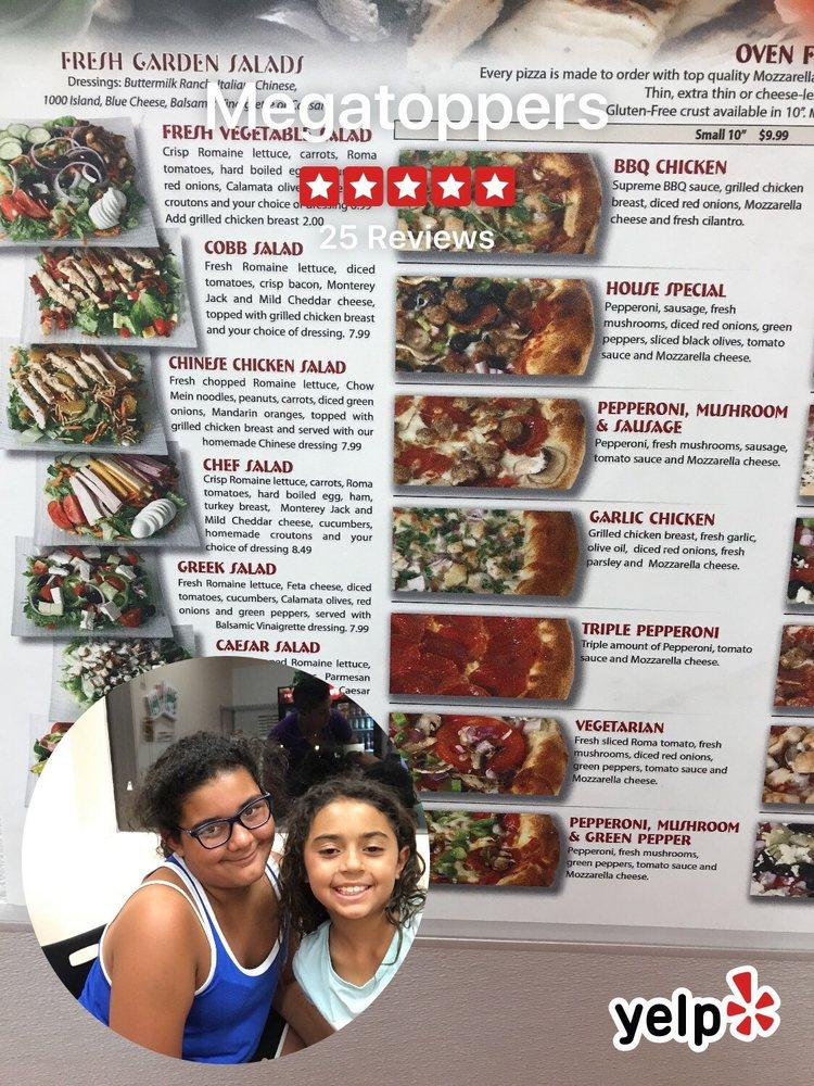 Menu at Megatoppers Pizza Joint pizzeria, Bullhead City