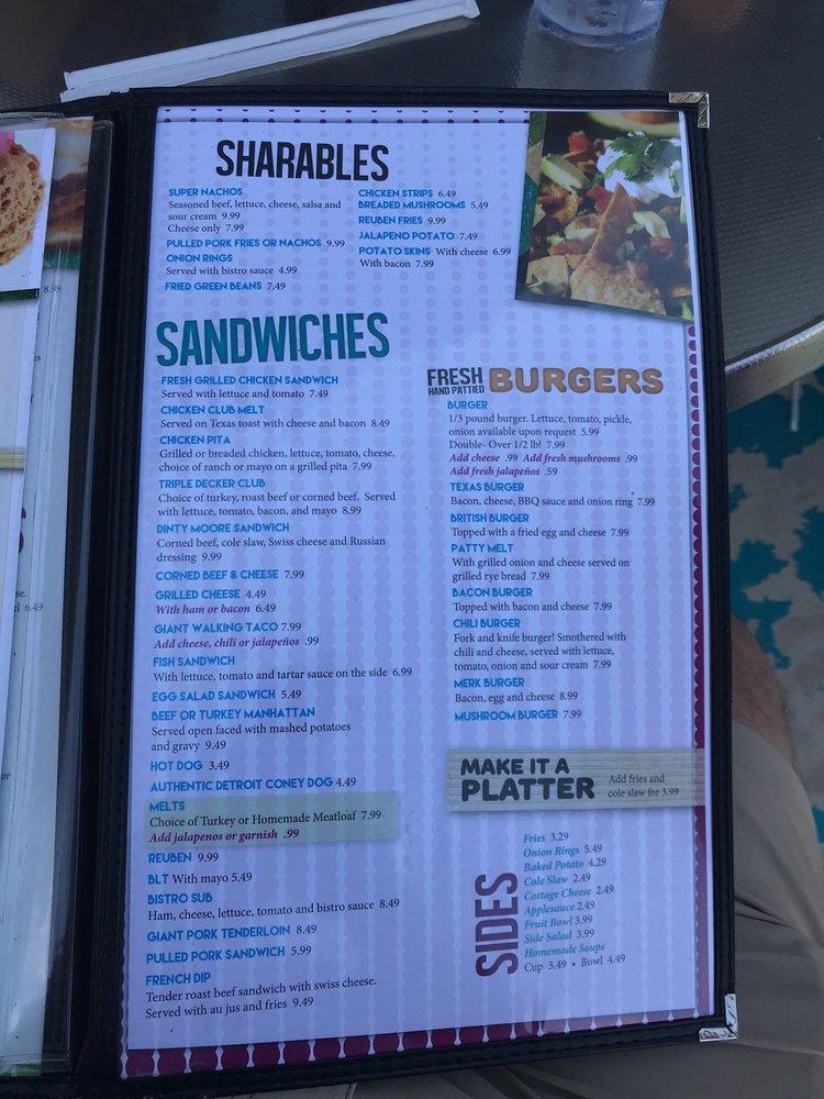 Menu at Merk's Family Dining restaurant, Muncie