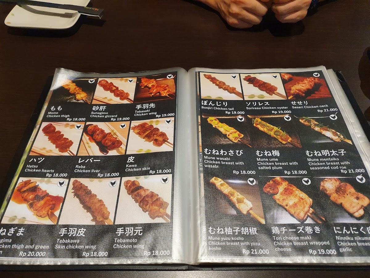 Menu at Tori King restaurant, Bekasi Regency