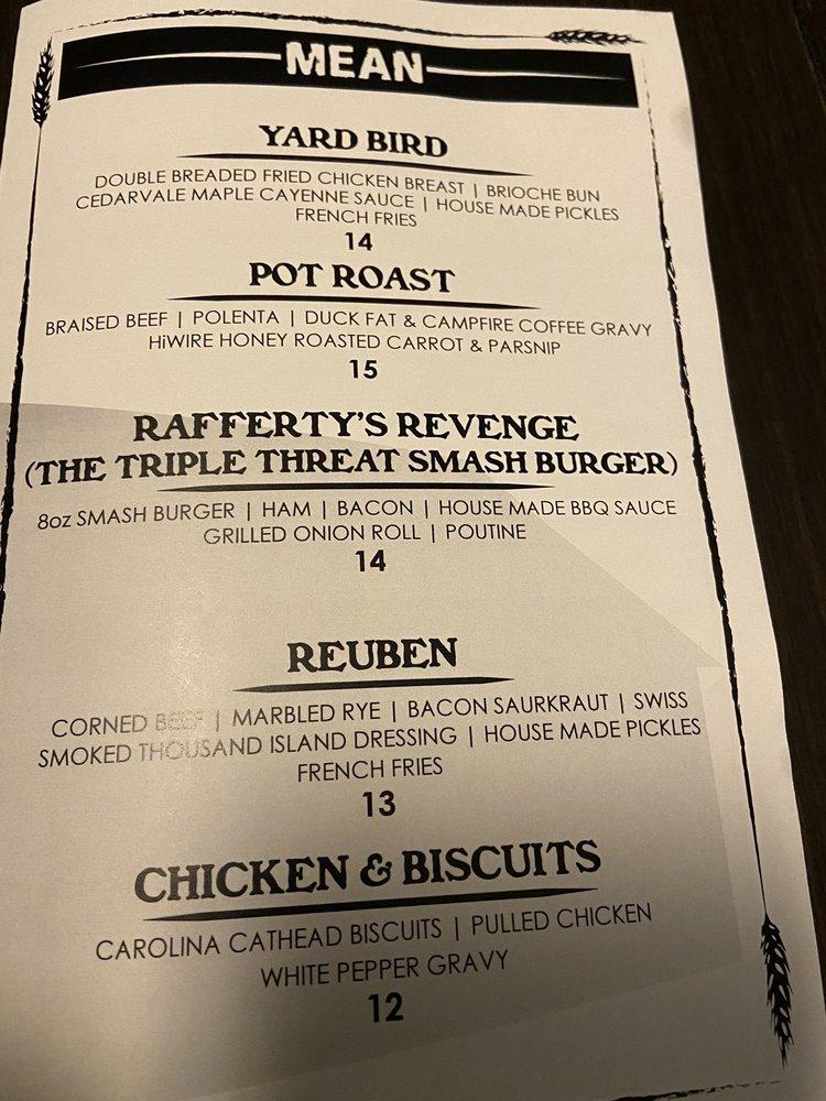 Menu at Brewer Union Cafe, Brewerton