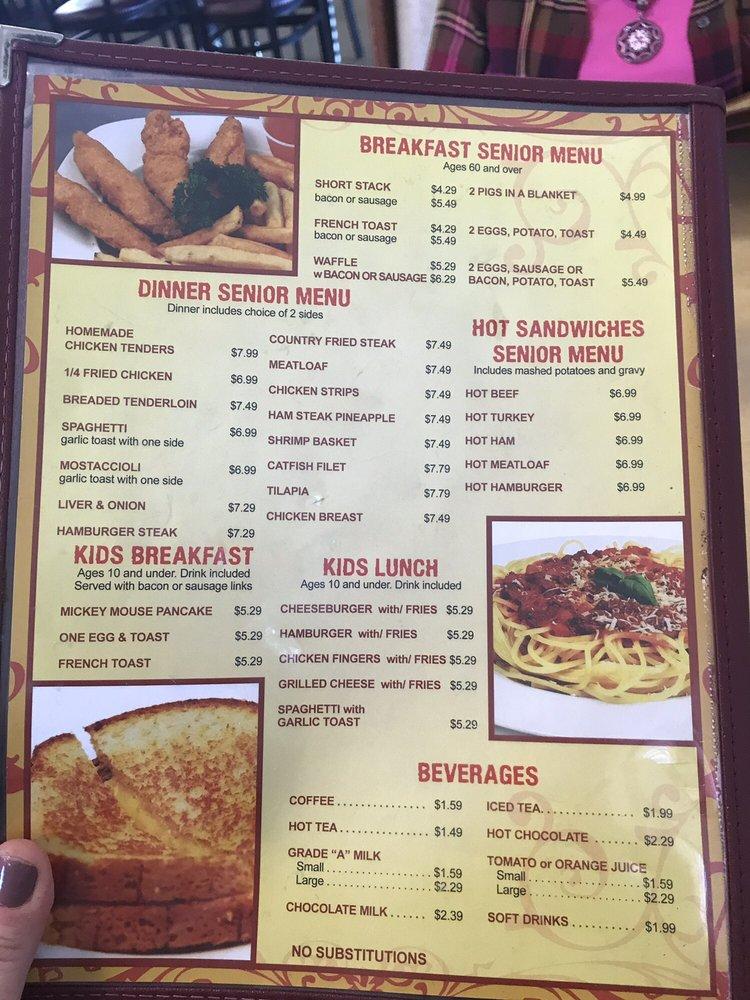Menu at Round Table Family Restaurant, Godfrey, Godfrey Rd b