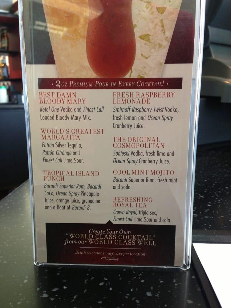 Menu at Samuel Adams Brew House pub & bar, North Charleston